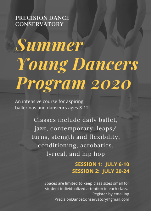 Summer Intensive 2020 – Precision Dance Conservatory